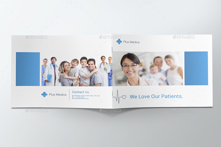 Medical Pediatric Landscape Letter Brochure, Print Templates | GraphicRiver