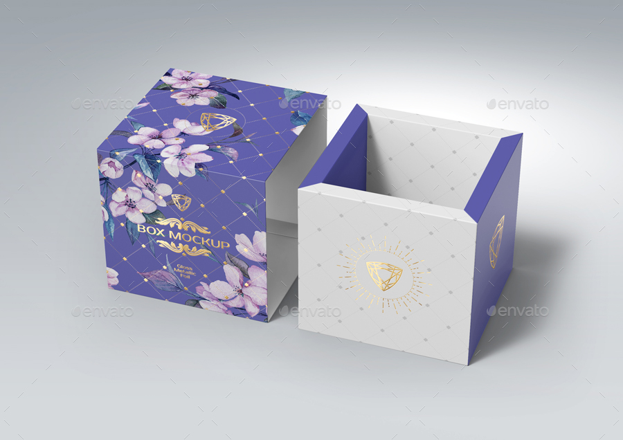 Gift Box Mock-Up v.01, Graphics | GraphicRiver