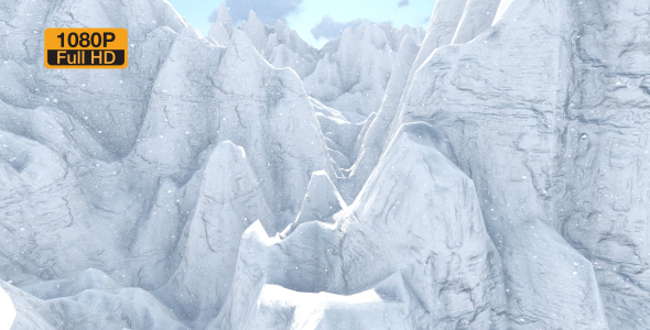 Flying Over the Ice Mountains, Motion Graphics | VideoHive
