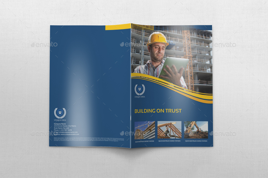Construction Company Brochure Bundle Vol.1, Print Templates | GraphicRiver