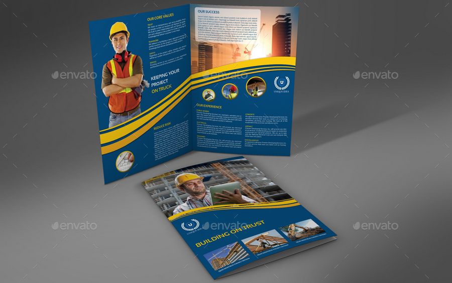 Construction Company Brochure Bundle Vol.1, Print Templates | GraphicRiver