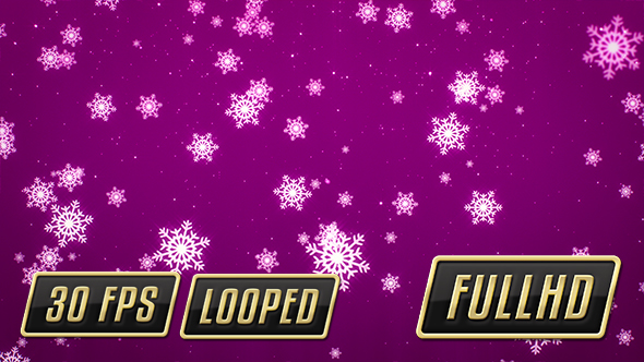 Magical Falling Snowflakes Background – Winter Christmas Animation (FHD ...