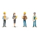 Engineers Cartoon Set, Vectors | GraphicRiver