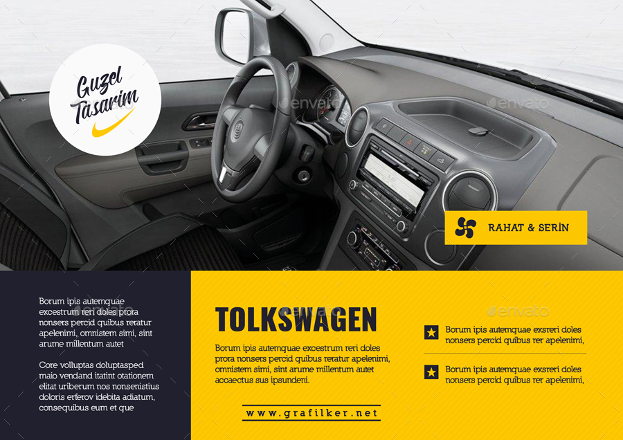 Automobile Introduction Brochure Templates, Print Templates | GraphicRiver