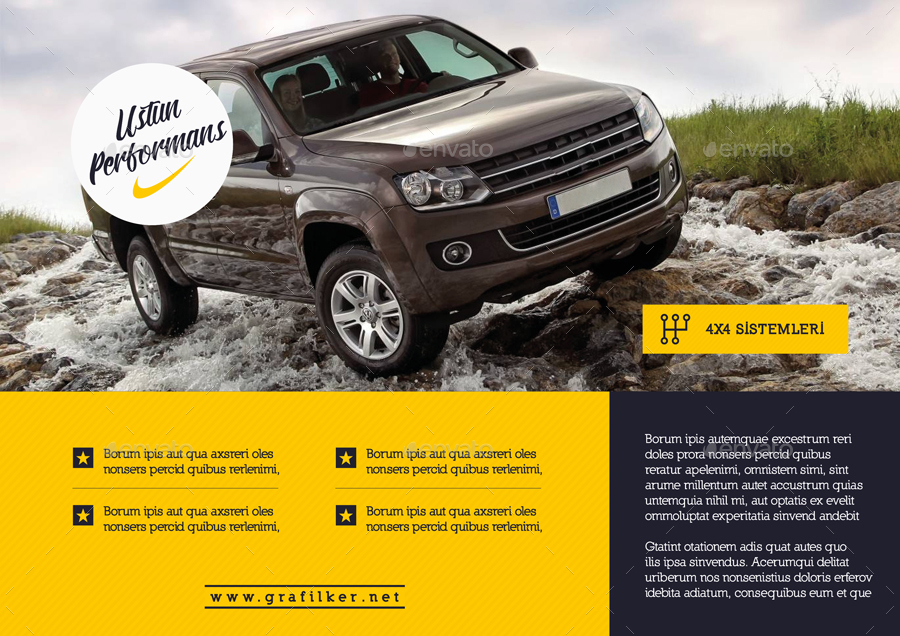 Automobile Introduction Brochure Templates, Print Templates | GraphicRiver
