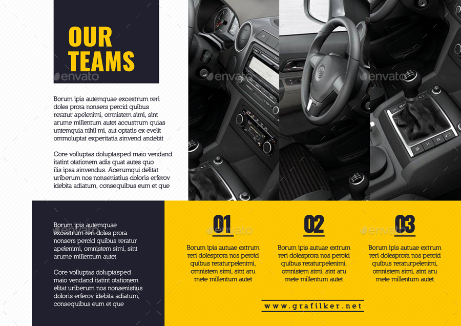 Automobile Introduction Brochure Templates, Print Templates | GraphicRiver
