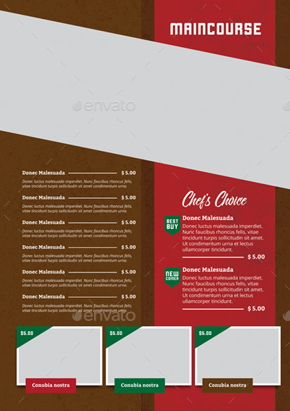 Restaurant Menu, Print Templates | GraphicRiver