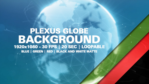 Plexus Globe Background, Motion Graphics | VideoHive