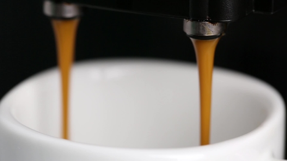 Process of Making Coffee in Espresso Machine, Stock Footage | VideoHive