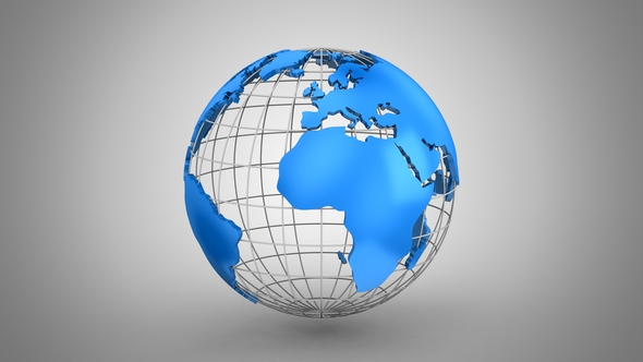 World Map Turns Into a Globe, Motion Graphics | VideoHive