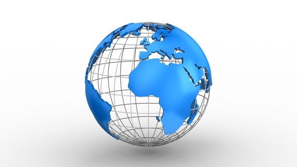 World Map Turns Into a Globe, Motion Graphics | VideoHive