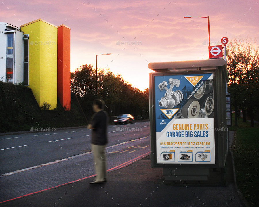 Auto Parts Poster Template, Print Templates | GraphicRiver