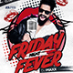 Friday Night Fever Party Flyer, Print Templates | GraphicRiver