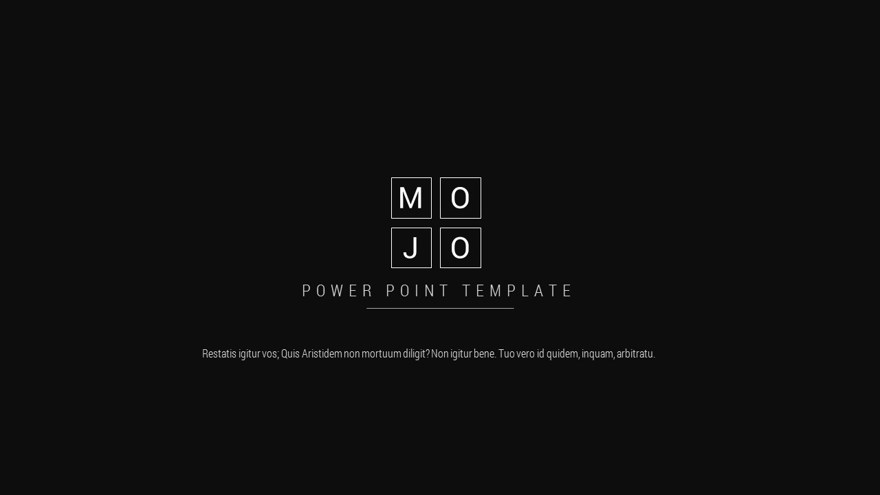 Mojo Power Point Presentation, Presentation Templates | GraphicRiver