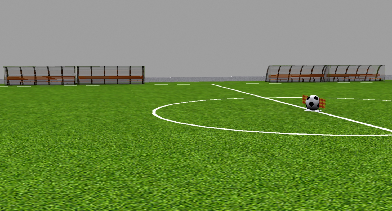 Football Field by Polygon3d | 3DOcean