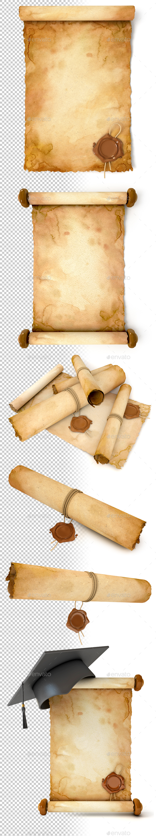 Ancient Scroll by kharlamova_lv | GraphicRiver