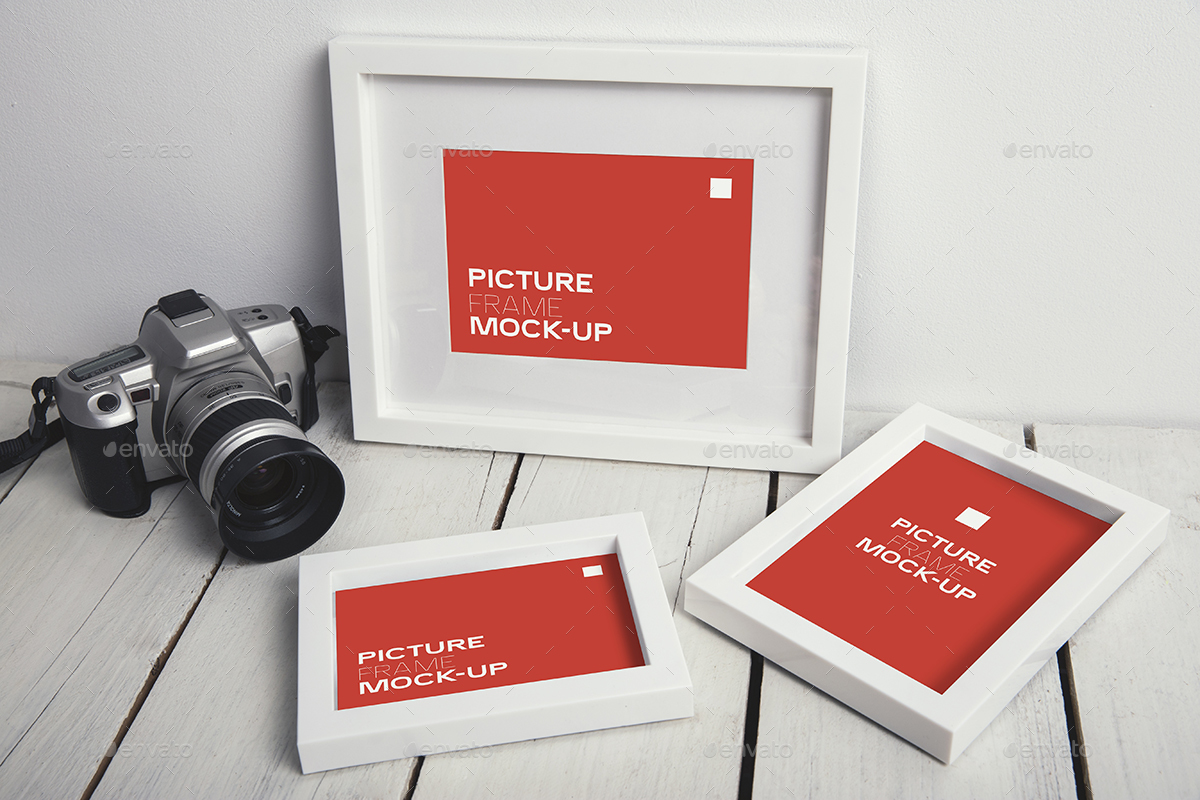 Photo Realistic Picture frame Mock-up, Graphics | GraphicRiver