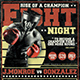 Fight Night Flyer Template V4 by lou606 | GraphicRiver