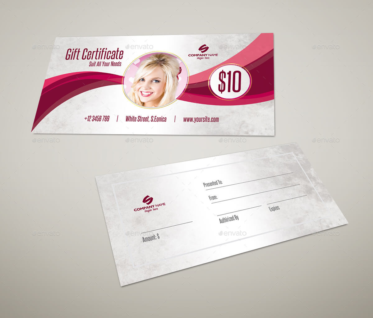 Gift Certificates + BONUS, Print Templates | GraphicRiver