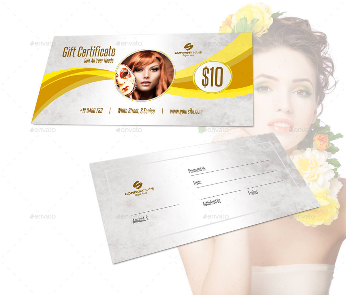 Gift Certificates + BONUS, Print Templates | GraphicRiver
