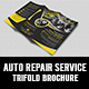 Auto Repair Service Trifold Brochure, Print Templates | GraphicRiver