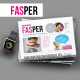 Fasper Fashion Newspaper, Print Templates | GraphicRiver
