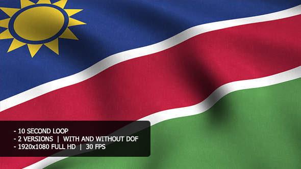 Namibia Flag Background, Motion Graphics | VideoHive