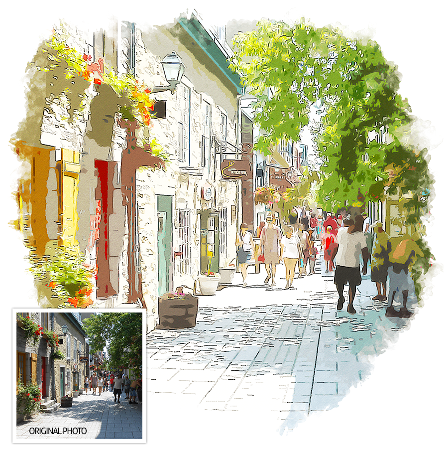 Urban Sketch - Photoshop Actions, Add-ons | GraphicRiver