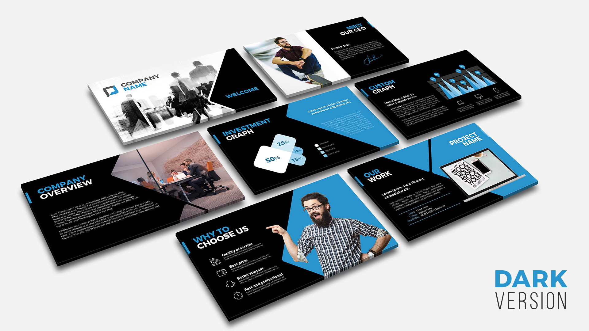 MODULAR / Modern and clean multipurpose professional Powerpoint ...