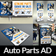 Auto Parts Advertising Bundle, Print Templates | GraphicRiver