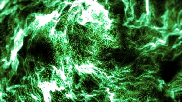 Green Particle Seamless Background, Motion Graphics | VideoHive