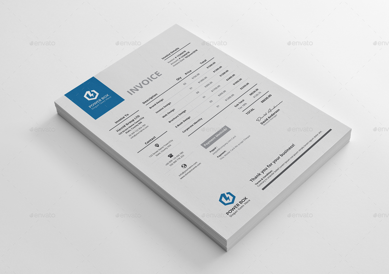 Invoice, Print Templates | GraphicRiver