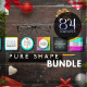 Pure Shape Infographic Bundle, Infographics | GraphicRiver