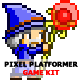 Game Assets Pixel Platformer Kit - Sprites, Background and Weapons ...