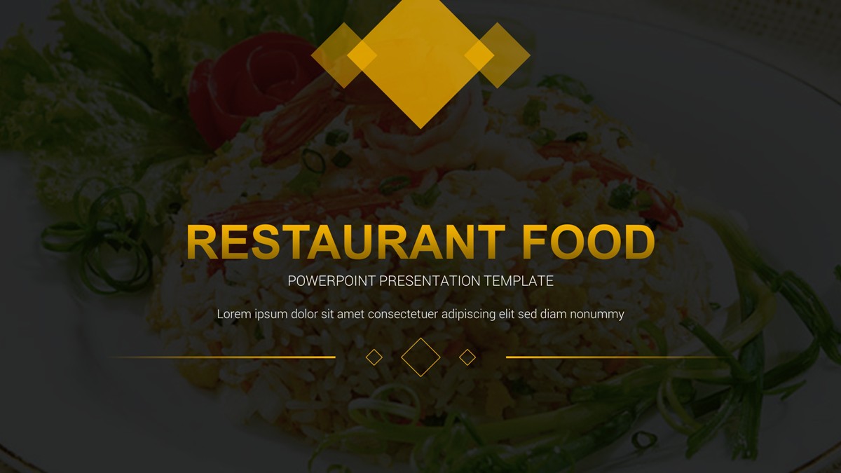 Restaurant Food Presentation Template, Presentation Templates ...