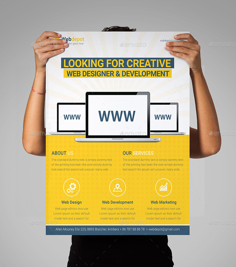 Web Design Flyer Bundle, Print Templates | GraphicRiver