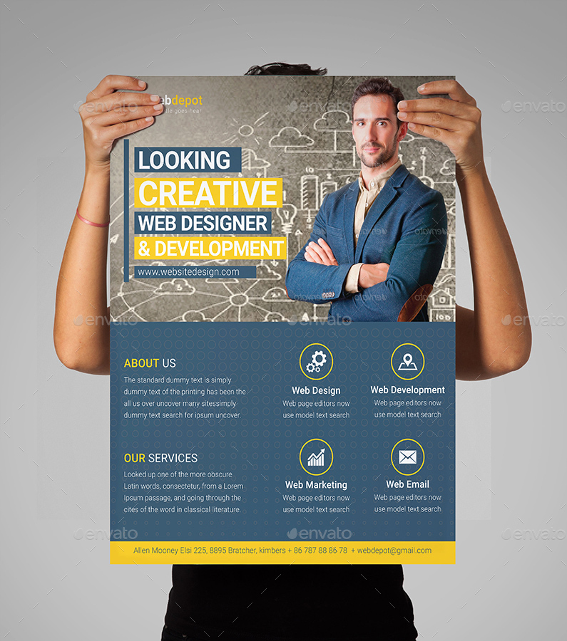 Web Design Flyer Bundle, Print Templates | GraphicRiver