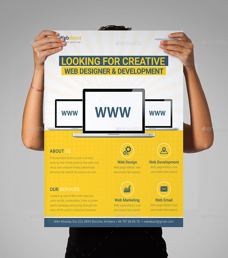 Web Design Flyer Bundle, Print Templates | GraphicRiver