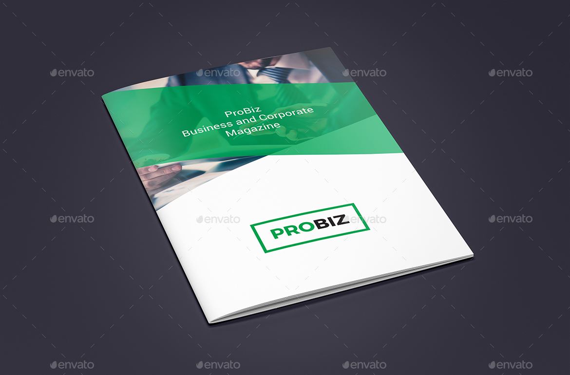 ProBiz – Business and Corporate Magazine, Print Templates | GraphicRiver