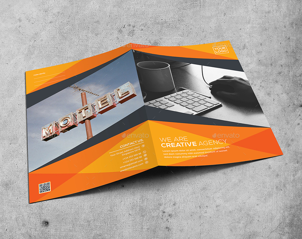 Presentation Folder Bundle 2 in 1, Print Templates | GraphicRiver