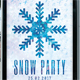 Snow Party Flyer Poster Template, Print Templates | GraphicRiver