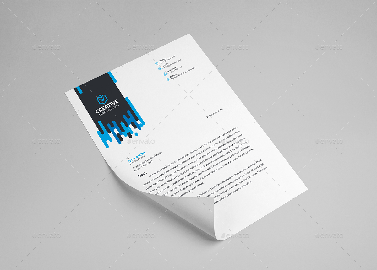 Letterhead Bundle 2 in 1, Print Templates | GraphicRiver