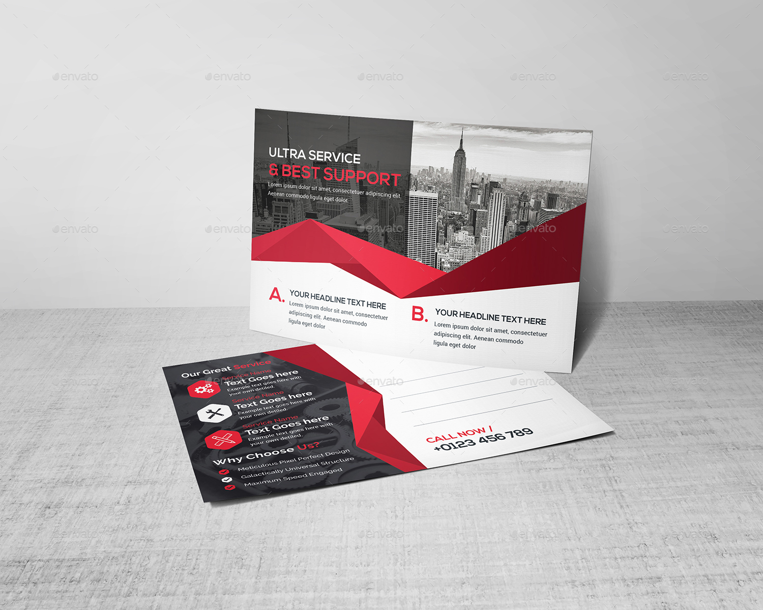 Postcard Bundle 2 in 1, Print Templates | GraphicRiver