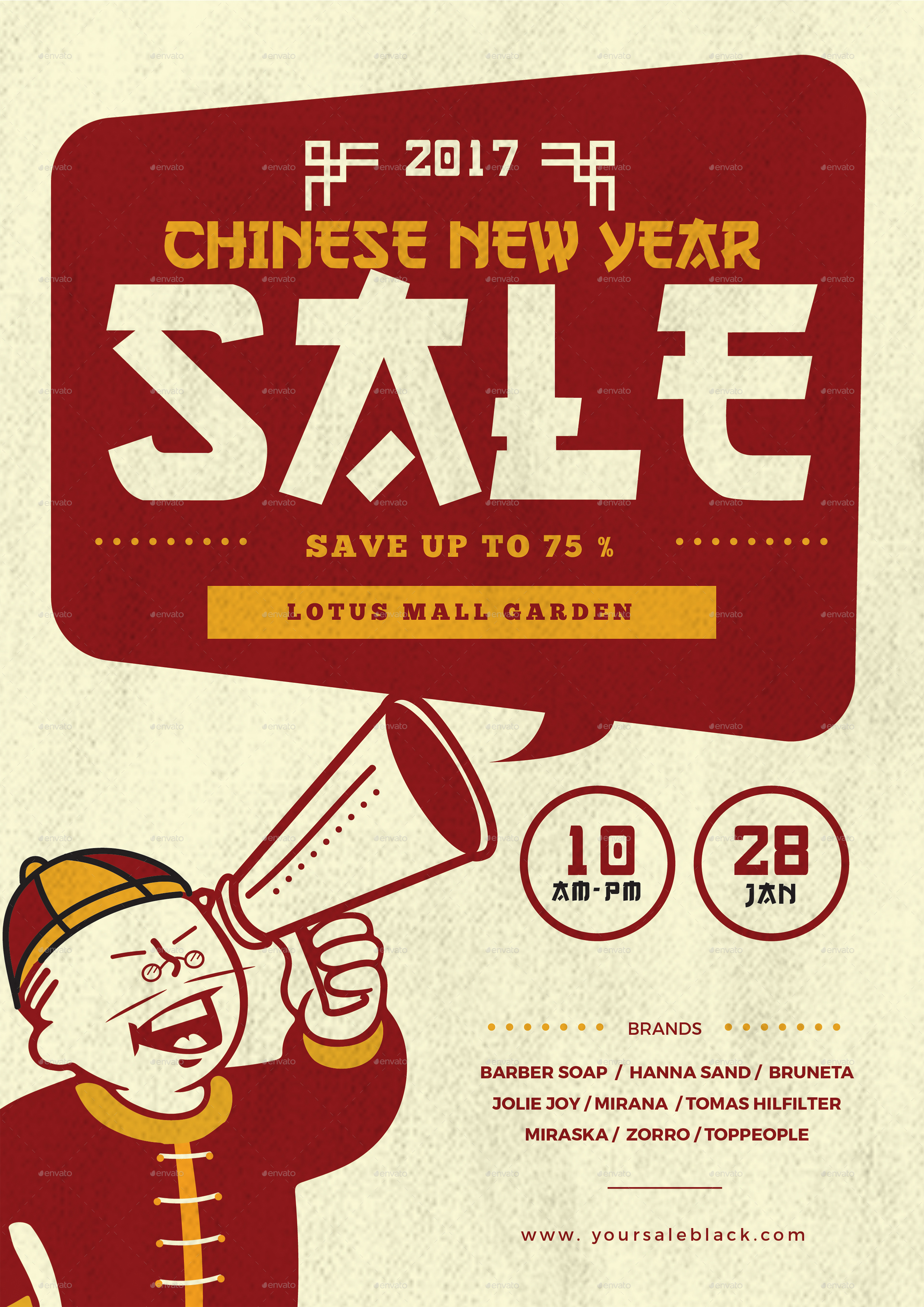 Chinese New Year Sale, Print Templates | GraphicRiver