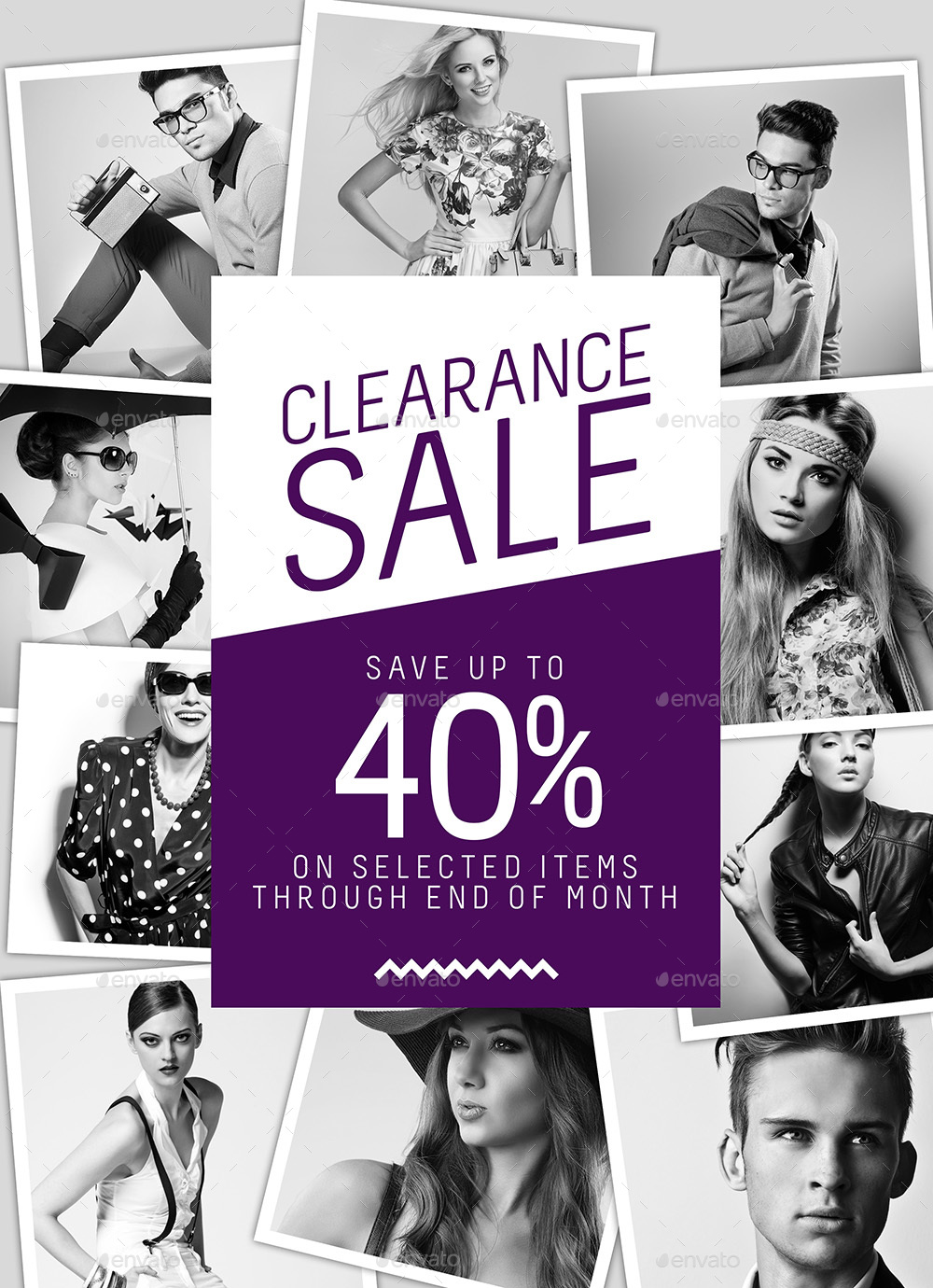 Fashion Poster Template - Flash Sale by tunagaga | GraphicRiver