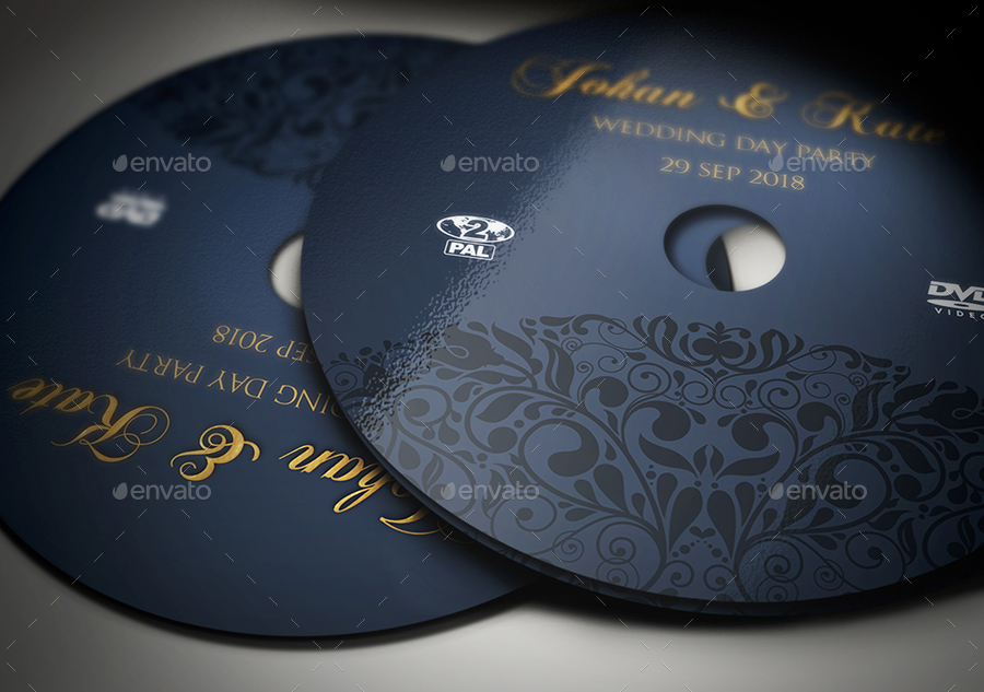 Wedding DVD Cover and Label Template Bundle Vol.2, Print Templates