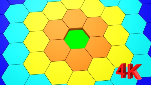 Animation of Hexagons, Motion Graphics | VideoHive