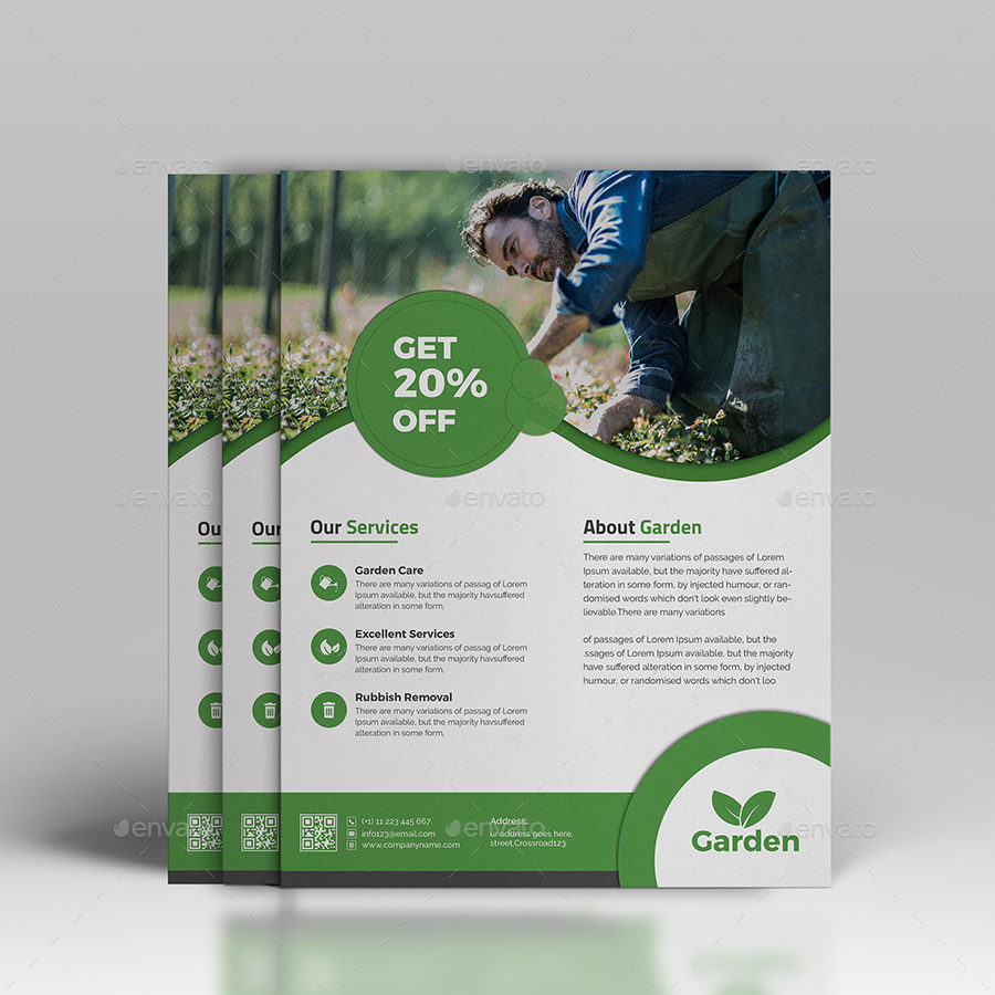 Gardeners Flyers, Print Templates | GraphicRiver