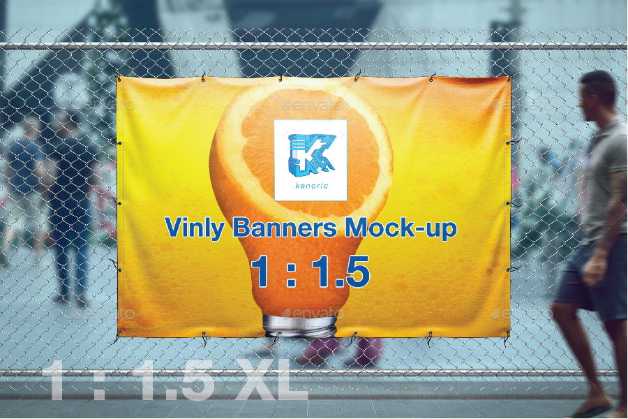 Vinyl Banner Mock-up, Graphics | GraphicRiver