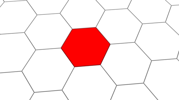 Animation of Hexagons, Motion Graphics | VideoHive